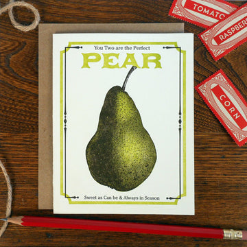 vintage pear seed pack – a. favorite design