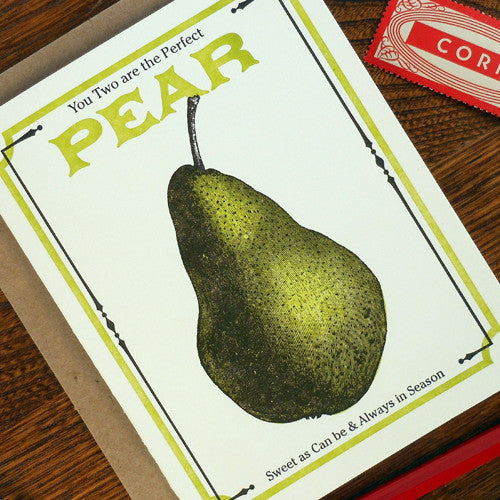 vintage pear seed pack – a. favorite design