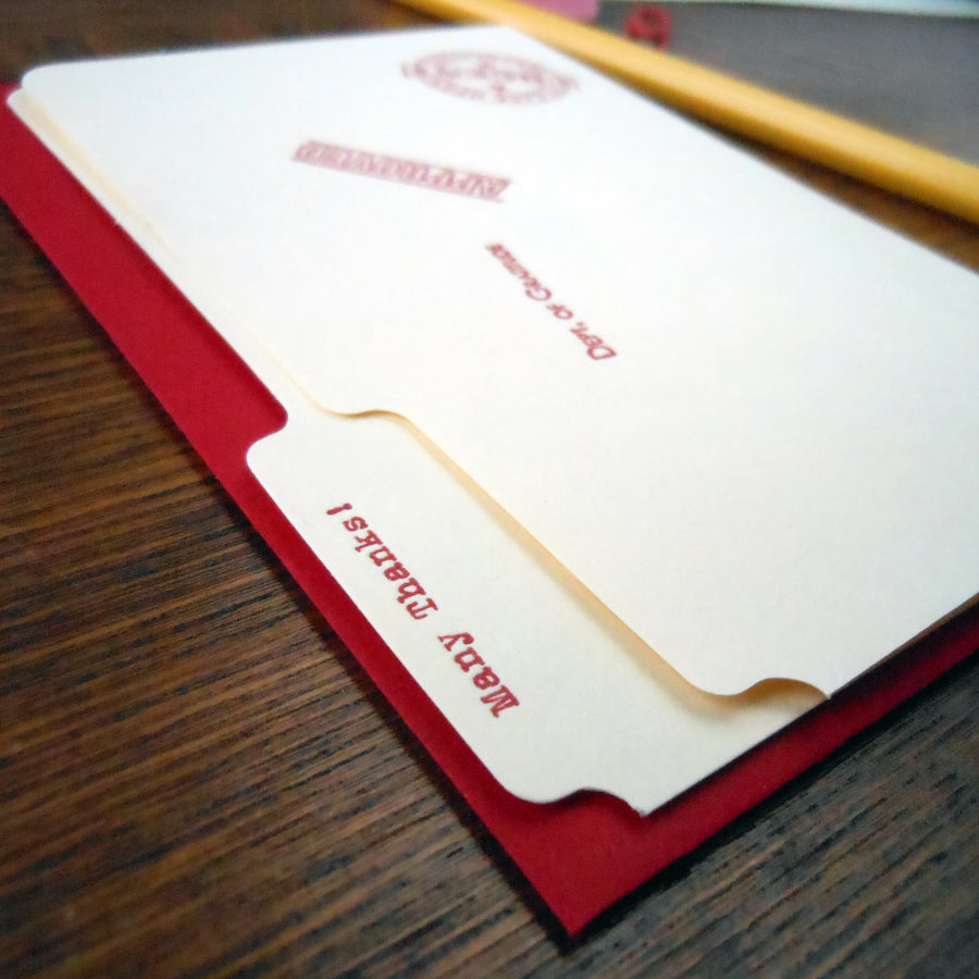thank you manila folder – a. favorite design